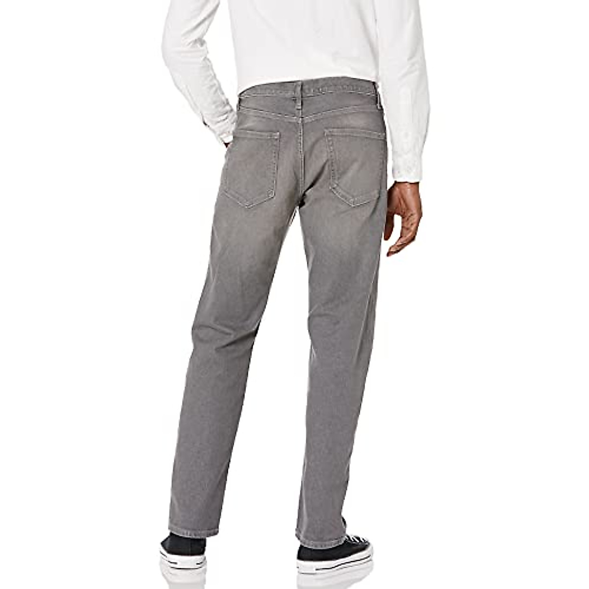 Amazon Essentials Men's Straight-Fit Jean (Previously Goodthreads), Grey, 33W x 32L