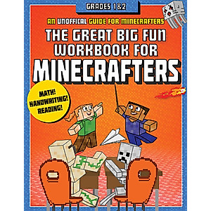 The Great Big Fun Workbook for Minecrafters: Grades 1 & 2: An Unofficial Workbook