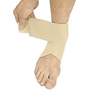 Vive Ankle Wrap (2 Pack) - Strap Heel Brace Stabilizer For Sprained Foot - Breathable, Soft, Firm Compression Sport Sleeve For Swelling - Adjustable Nonslip Elastic Support For Tendonitis (Women, Men)