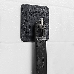 Tooletries - The Arnold Bathroom & Storage Hook - Silicone Toiletry Organizer, Shower & Bathroom Accessory - Features Silicone-Grip Technology, Removable & Reusable - Charcoal