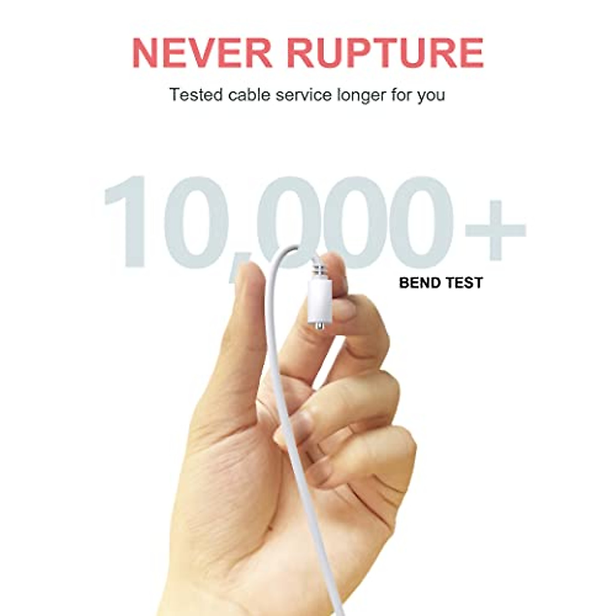 Bicmice Magnetic USB DC Charger Cable Replacement Charging Cord-(6mm/0.24in)