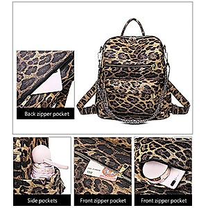 Blireana Backpack Purses Multipurpose Design Convertible Satchel Handbags,PU Leather Shoulder Bag with tassel School Bag for women,Light Gold Hardware(brown)