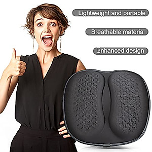 Muzsoul Gel Seat Cushions for Office Chairs Desk Chair Wheelchair Cushion - Tailbone Pain Relief Cushion Cool Breathable Without Sweating Non-Slip Cover Ergonomic Seat Cushion