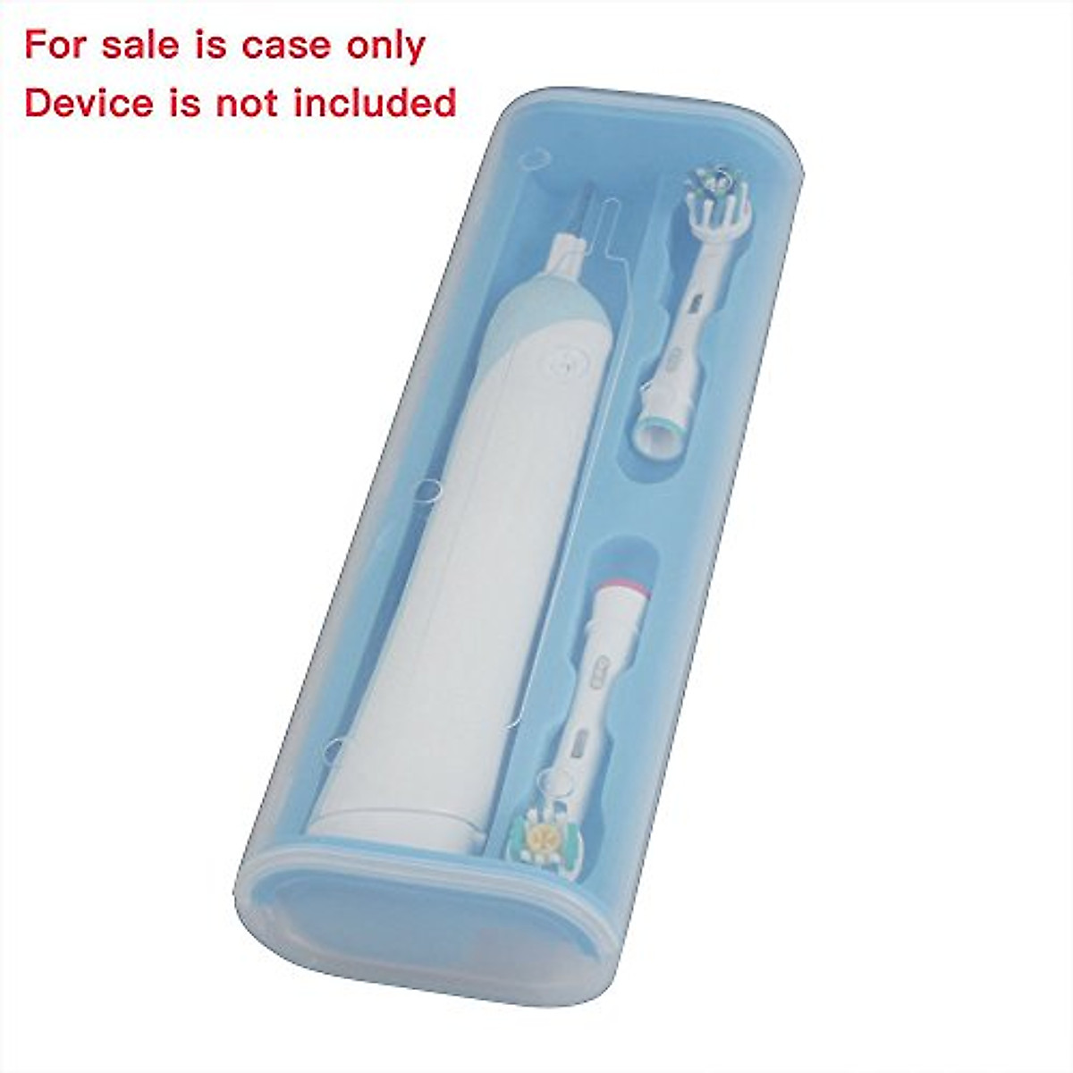 Hermitshell Plastic Travel Case Carrying Bag Fits Braun Oral-B Pro 1000 / Vitality/Pro-Health Precision Power Rechargeable Electric Toothbrush Powered (Blue)