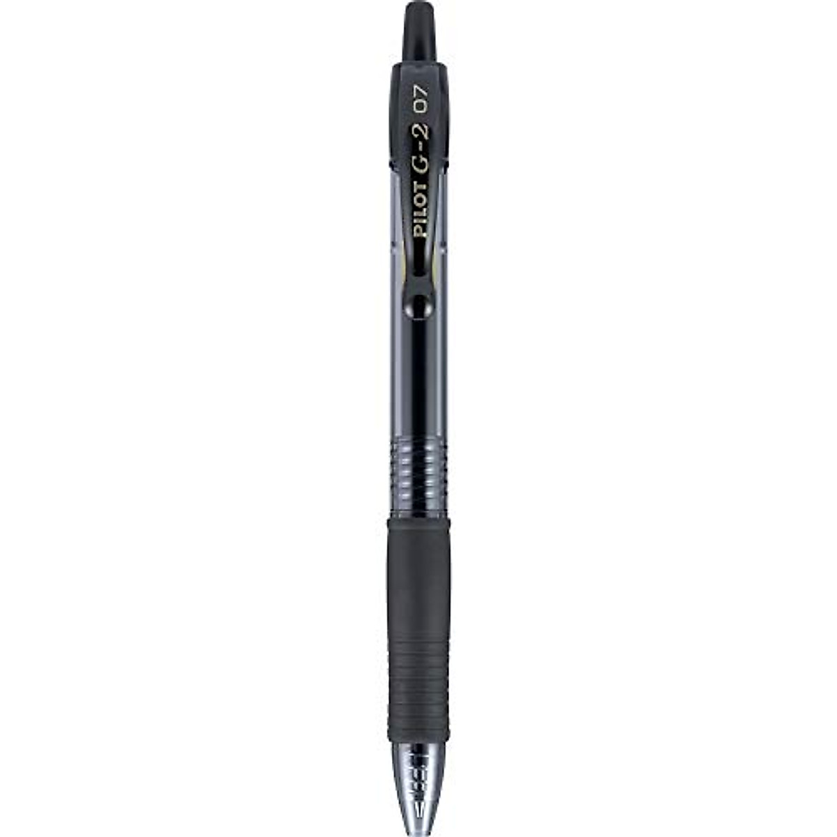 PILOT G2 Premium Refillable & Retractable Rolling Ball Gel Pens, Fine Point, Black Ink, Single Pen (31026)