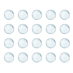 uxcell 9mm Solid Round Clear Glass Ball Boiling Stones Soda Lime Glass Beads 200pcs