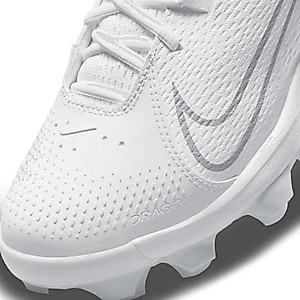 Nike Women's Hyperdiamond 4 Pro Molded Softball Cleats White | Gray Size 8.5 Medium