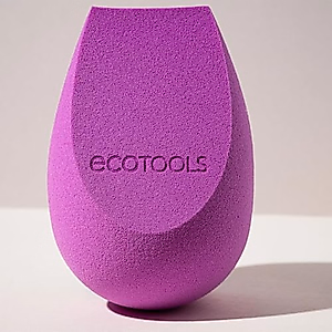 EcoTools Bioblender Makeup Sponge Duo, Compostable Makeup Blender, For Liquid & Cream Foundation, Seamless Application, Eco-Friendly Beauty Sponge, Cruelty-Free & Latex Free, 2 Count