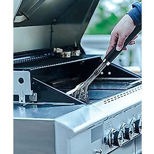 18inch Grill Brush and Scraper Bristle Free - BBQ Brush for Grill Cleaning Stainless Grill Cleaning Brush BBQ Grill Accessories Tools- Gifts for Men Dad