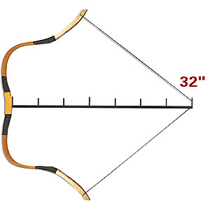 PMZ Archery Recurve Bow Set, 54" High-Performance Horse Bow for Hunting, Right Left Hand Traditional Turkish Bow for Youth Adults Beginners to Advanced Outdoor Practice & Hunting, 30lbs