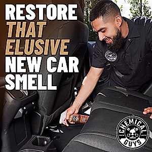 Chemical Guys AIR_102_1602 Leather Scent Premium Air Freshener and Odor Eliminator, Long-Lasting, Just Like New Scent for Cars, Trucks, SUVs, RVs & More, 16 Fl Oz (2 Pack)
