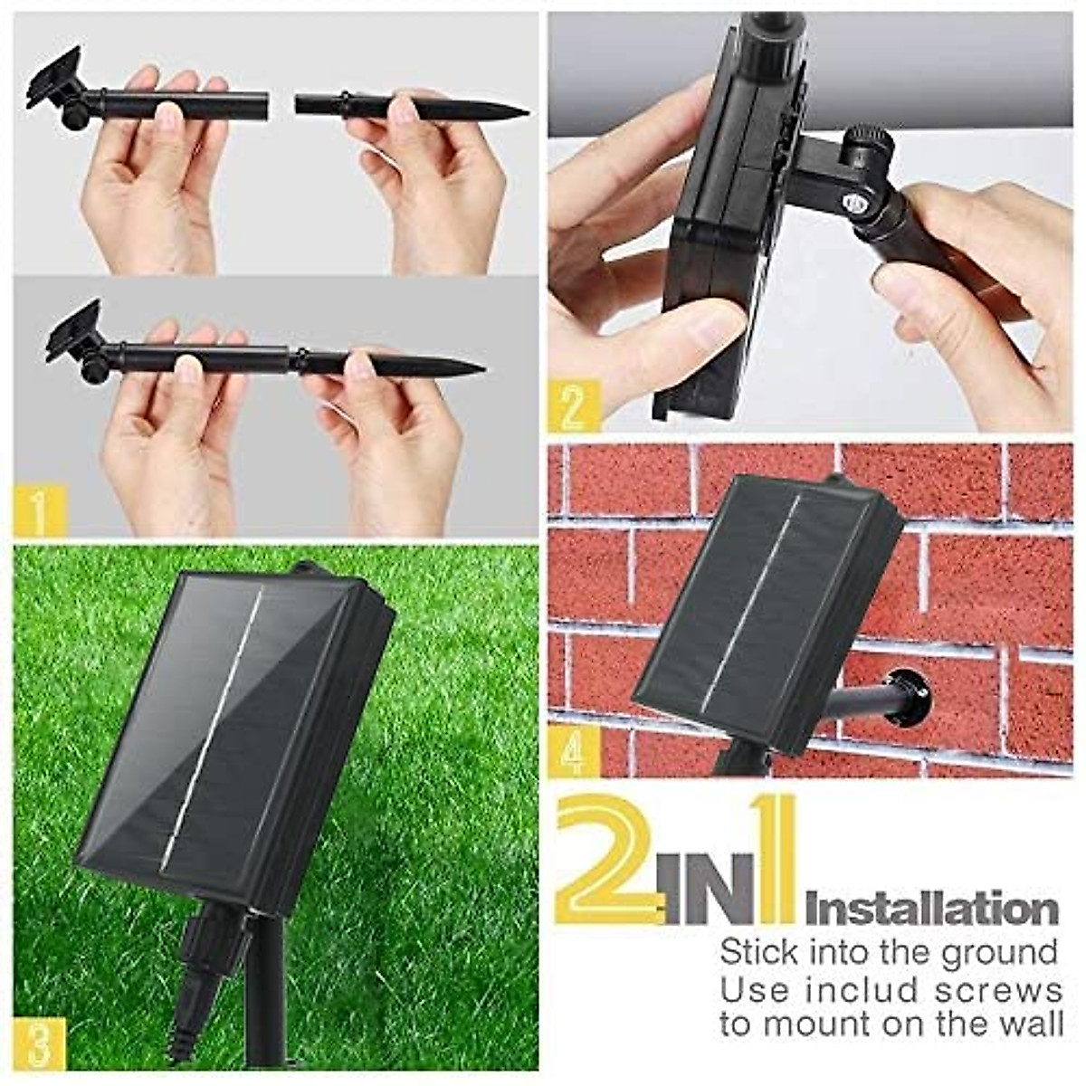 LOGUIDE Outdoor Solar LED Strip Lights,2022 Upgrade Cuttable Rope Lights -8 Modes 180 LED,Solar Powered Flexible Waterproof String Lights Warm White- Garden/Home/Patio/Courtyard