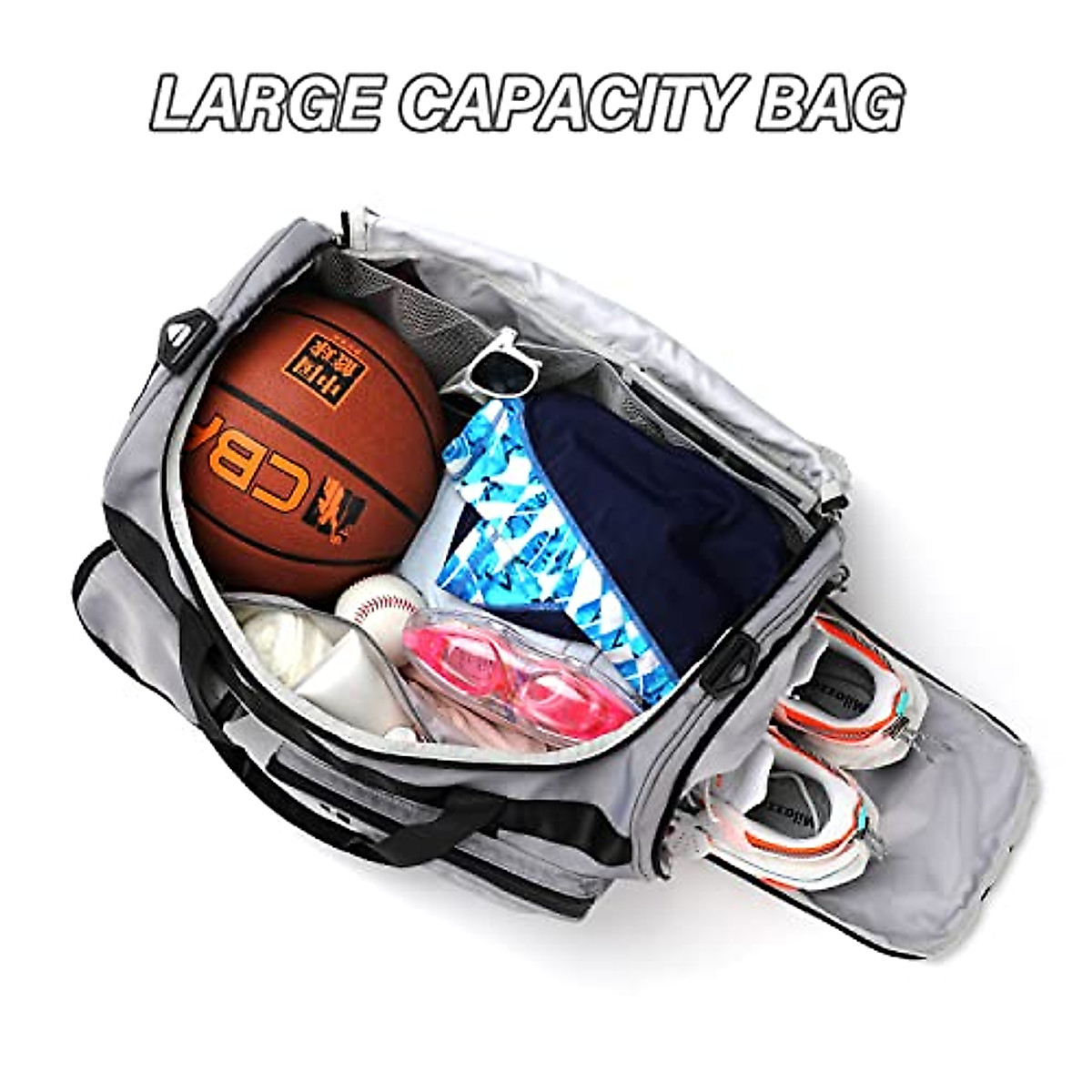 MAXTOP Travel Duffle Bag for Women Carry On Tote Weekender Overnight Bag Large Capacity Duffel Bag With Shoe Compartment,Gym Tote Bag with Dry and Wet Separation