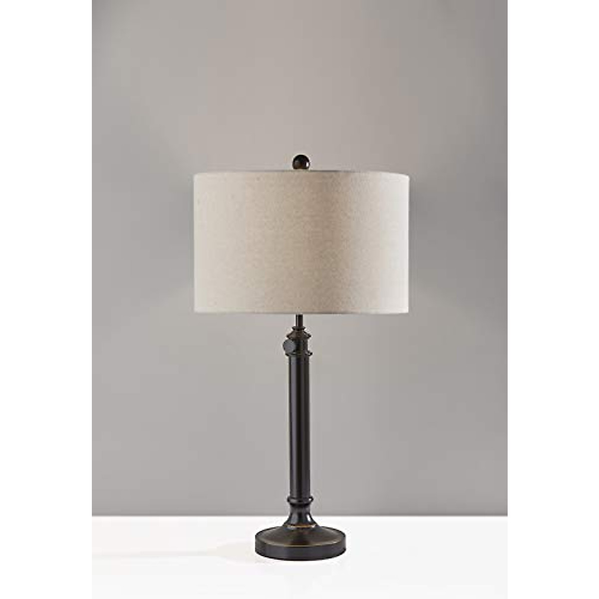 Adesso Home SL1165-26 Table Lamp from Barton Collection 15.00 inches, Bronze