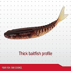 Berkley PowerBait PowerStinger Fishing Soft Bait, Ghost Red Craw, 4 1/4"