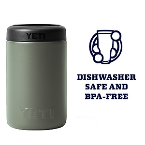 YETI Rambler 12 oz. Colster Can Insulator for Standard Size Cans, Camp Green (NO CAN INSERT)