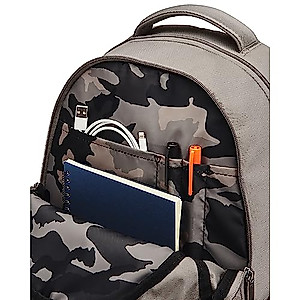 Under Armour unisex-adult Hustle 5.0 Backpack , (294) Pewter / Black / Metallic Black , One Size Fits All