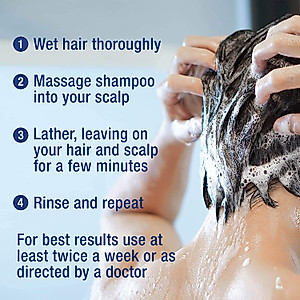 Neutrogena T/Sal Therapeutic Shampoo for Scalp Build-Up Control with Salicylic Acid, Scalp Treatment for Dandruff, Scalp Psoriasis & Seborrheic Dermatitis Relief, 4.5 fl. oz (Pack of 2)