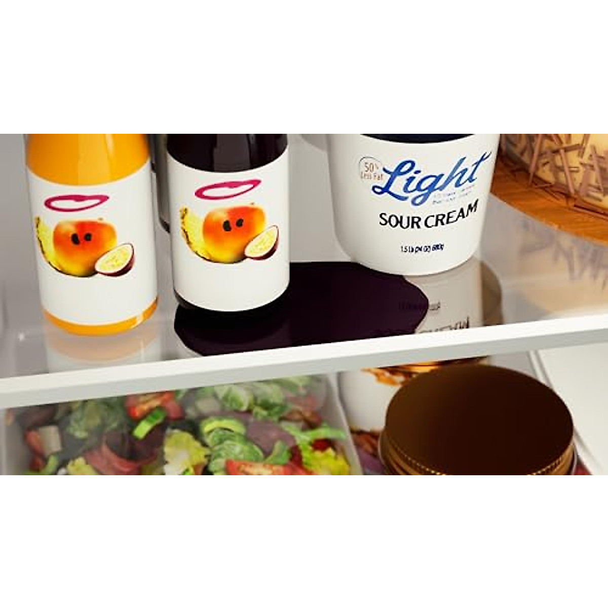 Kenmore 4661352 30" W Top Freezer Refrigerator with Adjustable Glass Shelving, Humidity Control Crispers, Quiet and Energy Efficient Inverter Compressor, White