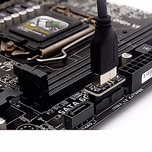 USB Front Panel Adapter,XCZZYB Vertical USB 3.1 Front Panel Socket Key-A Type-E to USB 3.0 20Pin Header Adapter
