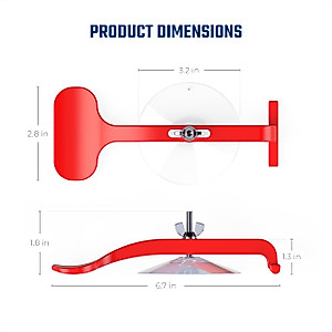 Convertible Doctor Suction Cup Clamps for Convertible Glass Windshield Repair/Gluing (6 Pack)