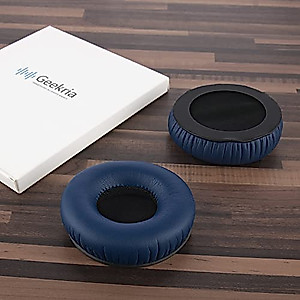 Geekria QuickFit Replacement Ear Pads for Sennheiser HD25, HD25SP, HD25 Lite, HD25 Plus, HD25 Limited 75th Anniversary Edition Headphones Ear Cushions, Ear Cups Cover Repair Parts (Blue)