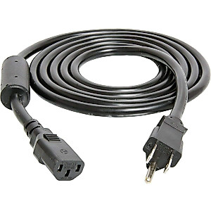 Hydrofarm BACD12 PH/DE/XT 8', 120V, Power Cord w/Ferrite Ring 14 AWG (30