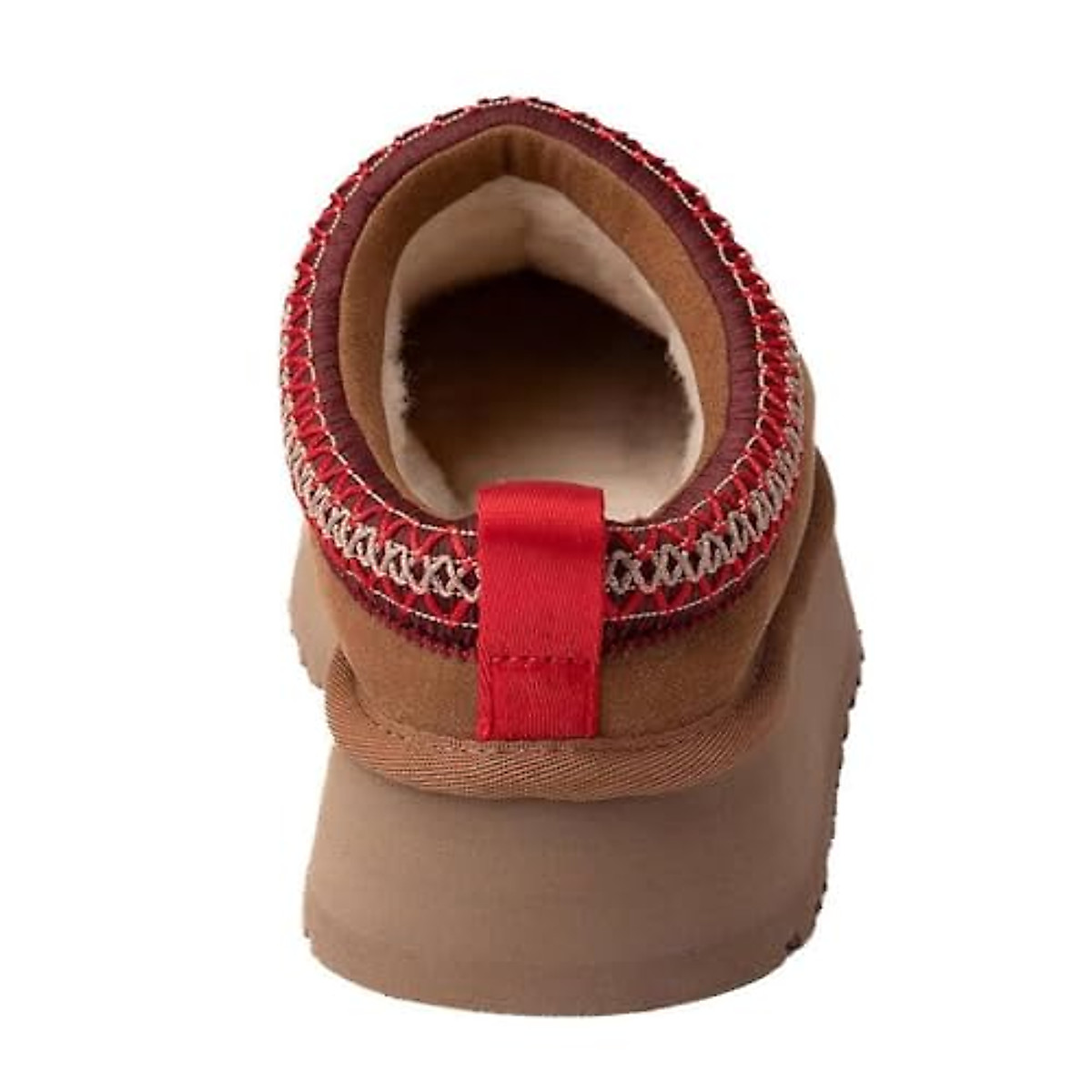 CCIMOK Women's Slippers Platform Mini Boots Short Ankle Boot Fur Fleece Lined Sneakers House slippers Anti-Slip Boot For Outdoor (Brown, Adult, Women, 7.5, Numeric, US Footwear Size System, Medium)