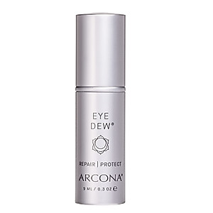 ARCONA Eye Dew - Shea Butter, Hyaluronic Acid + Liquid Crystals Fill In Lines + Wrinkles, Hydrates, Protects .3 oz. Made In The USA