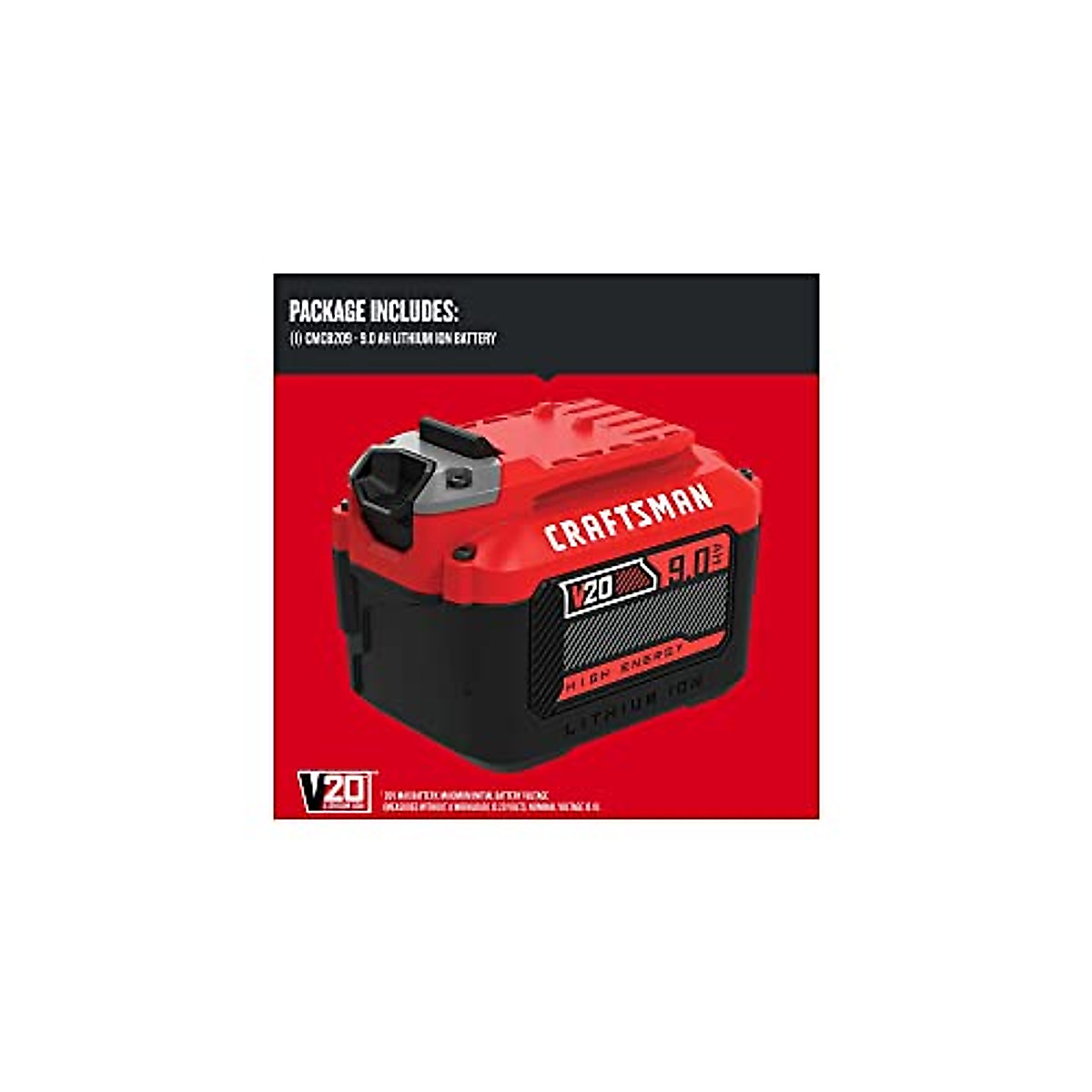 CRAFTSMAN V20 Craftsman Battery, 9.0-Ah (CMCB209)