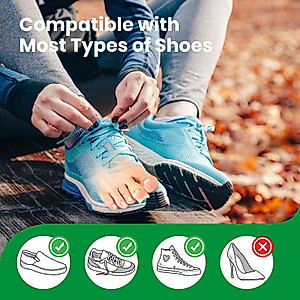 Bukihome Hammer Toe Straightener - 6 Pack Toe Splints - Soft Gel Hammer Toe Cushion - Realign Bent, Curled, Crooked, Claw, Hammer Toes - Toe Corrector for Men and Women, Medium Size