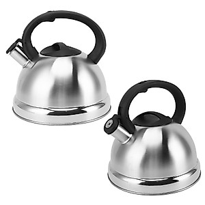 AYNEFY Whistling Tea Kettle, Stainless Steel, Easy to, Suitable for Induction Cooker and Gas Stove, AYNEFY2U6OBNVTI4