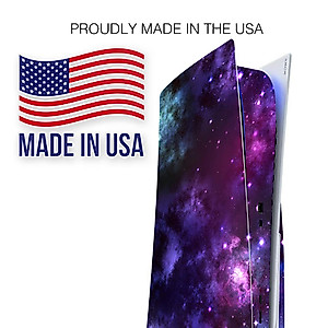 ITS A Skin Skins Compatible with Sony Playstation 5 Console Disc Edition - Protective Decal Overlay Stickers wrap Cover - Space Gasses