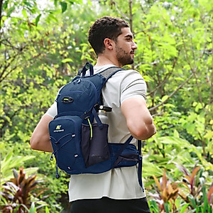 Multipurpose Hydration Backpack with 3L Water Bladder, High Flow Bite Valve, Perfect Water Backpack 18L for Hiking, Cycling