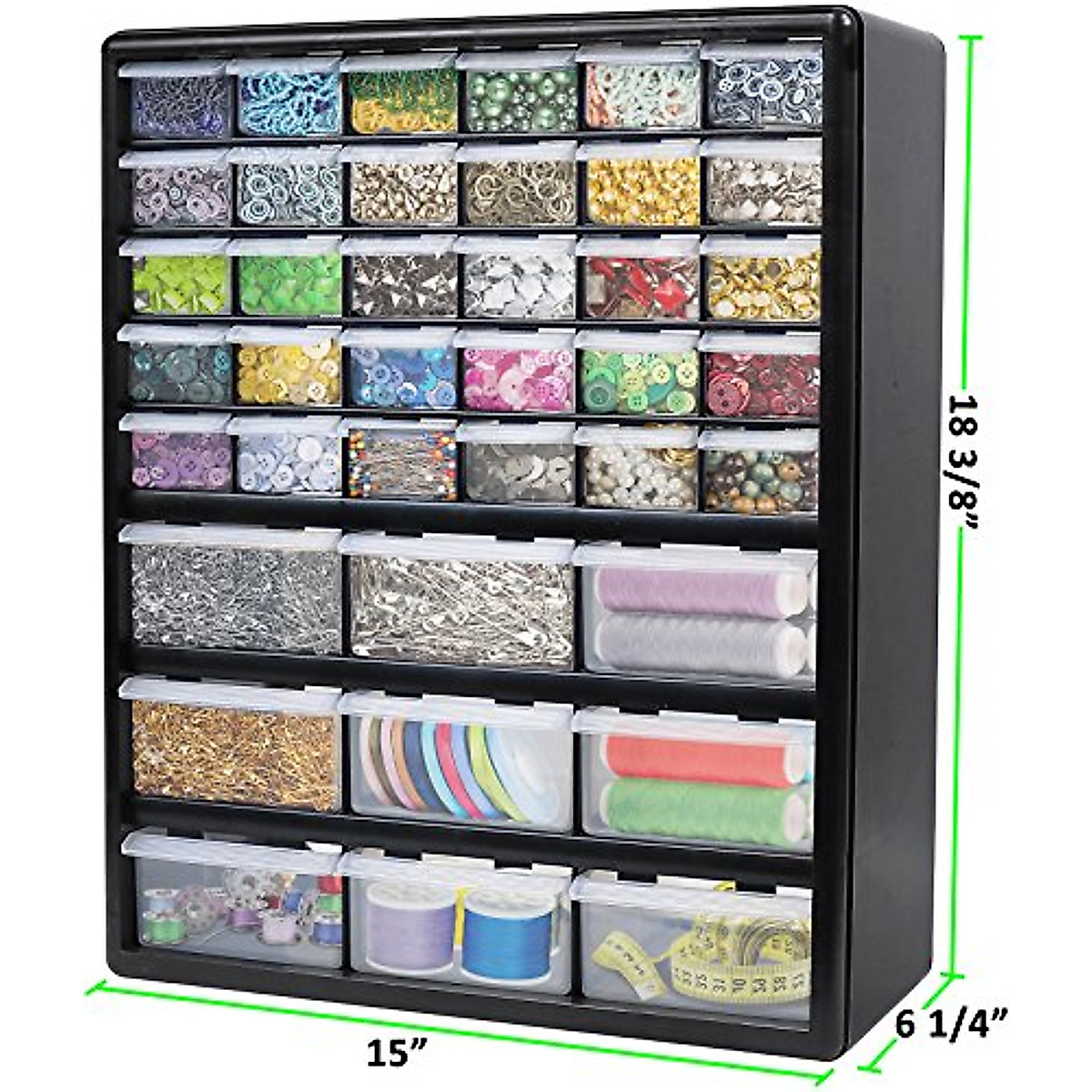 Greenpro Screw Organizer and Hardware Organizer, Wall Mount Hardware and Craft Storage, Cabinet Drawer Organizer