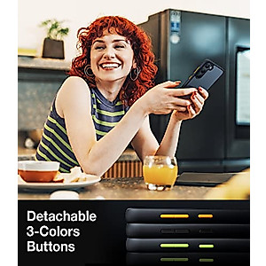 TORRAS Shockproof for Samsung Galaxy S23 Case, [Military Grade Drop Tested] Translucent Matte Hard Back & Soft Edge Slim Protective Compatible for Samsung S23 Case 5G Guardian Series, Black