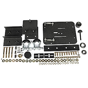 cciyu Texture Black Rear Bumper with and Tire Carrier and LED Lights, 2" hitch receiver Compatible for Jeep Wrangler JK 2007-2018