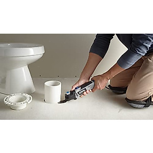 Dremel MM389 5-Piece Oscillating Tool Cutting Blade Assortment Kit- Perfect Cutter For Wood, Metal, Plastics, Drywall, and More,Black