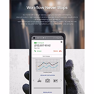 Samsung Galaxy XCover Pro | Rugged (IP68 Rated) Unlocked (Verizon and AT&T) | Dual Sim | 64GB of Storage | SM-G715UZKDXAA, Black