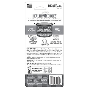 Nylabone Healthy Edibles Broth Bone Natural Dog Chews Long Lasting Treats Ham Flavor Large/Giant - Up to 50 lbs. (1 Count)