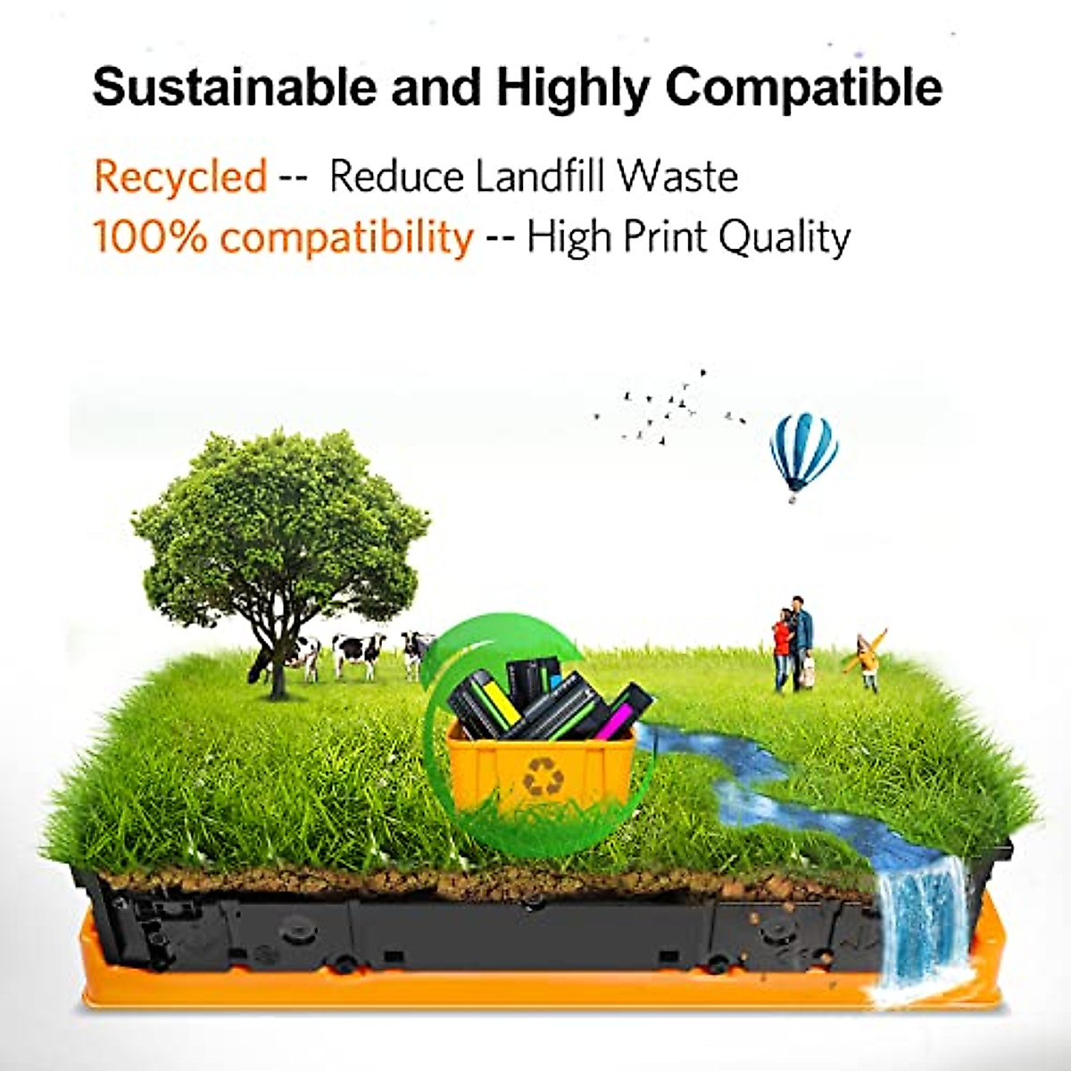 v4ink 4Pack Remanufactured TN-760 Toner Cartridges Replacement for Brother TN760 TN730 Toner Ink for HL-L2325DW HL-L2350DW HL-L2390DW HL-L2395DW HL-L2370DW MFC-L2710DW L2730DW MFC-L2750DW DCP-L2550DW