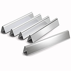 QuliMetal 15.3" Flavorizer Bars for Weber Spirit 300 and Spirit II 300, E310 E320 E330 S310 S320 S330 Series Gas Grills with Front Control Knobs,Grill Parts for Weber 7636, Stainless Steel