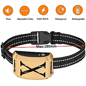 HEXIEDEN Wireless Dog Fence System Electric Fence Training Collar w/Remote 2-in-1, Pet Boundary Containment System with Adjustable Vibration & Shock, Waterproof, Rechargeable, for 1 2 3 Dogs,for2dogs