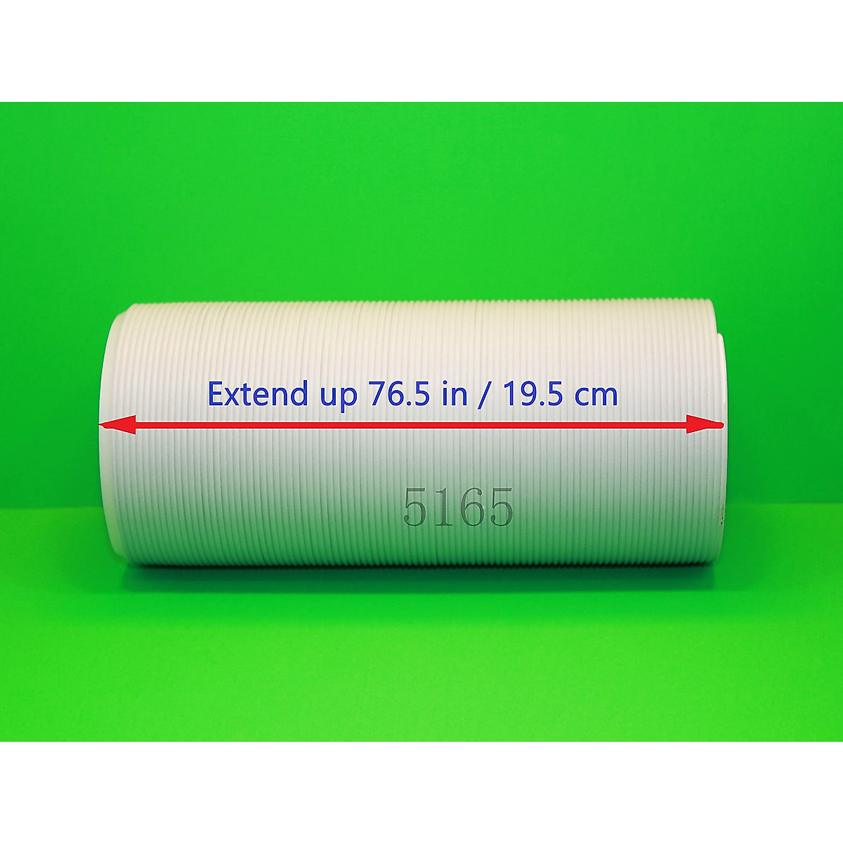 1 Extra Long Anti-Clockwise Universal Portable Air Conditioner Exhaust Hose 6" Width, 76" long