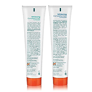 Himalaya Botanique Complete Care Whitening Toothpaste Variety Pack, Simply Mint and Simply Peppermint Flavors, Fluoride Free, for a Clean Mouth, Whiter Teeth and Fresh Breath, 5.29 oz, 2 Pack