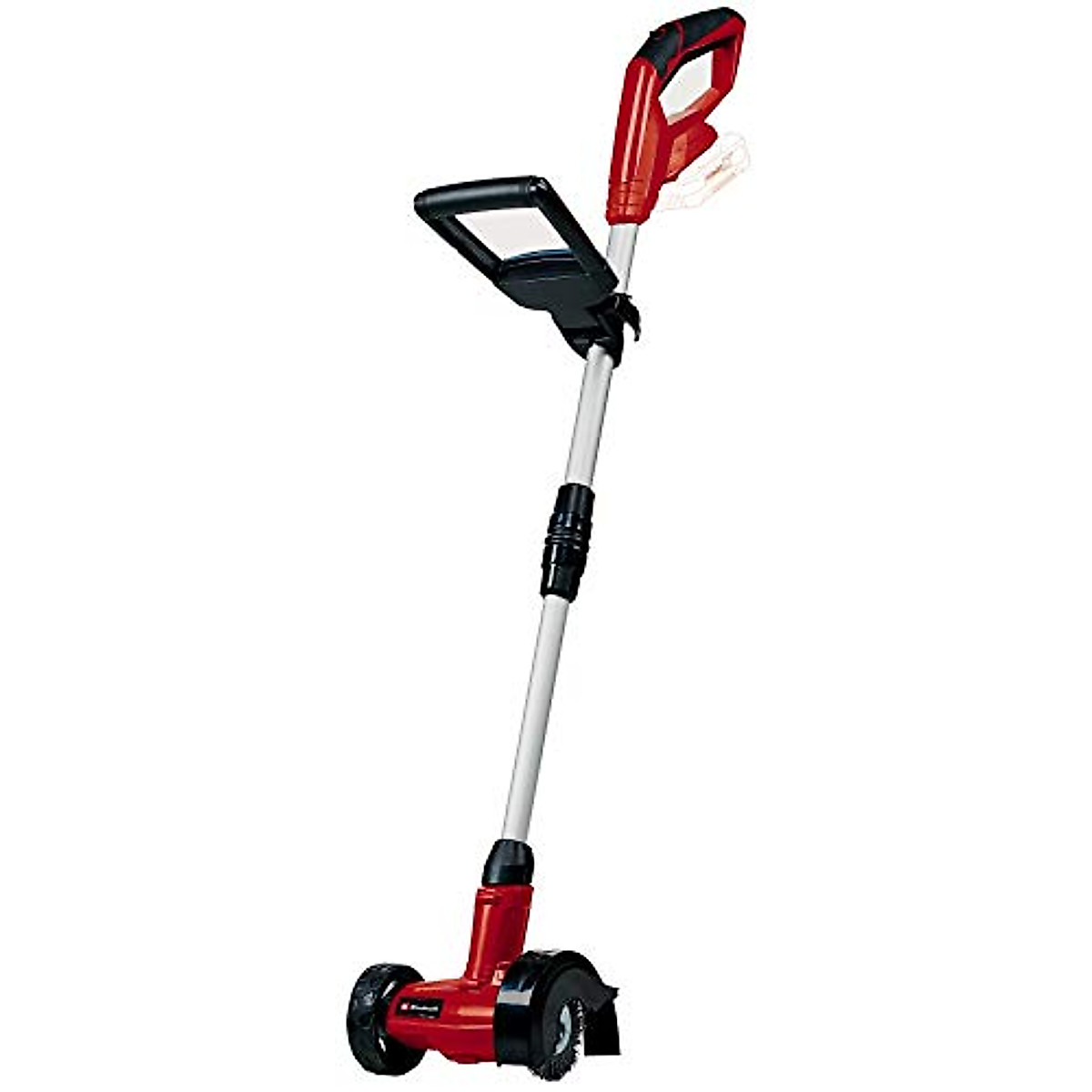 Einhell Power X-Change 18V Cordless Grout Cleaner - Adjustable Telescopic Long Handle, Replaceable Brushes (Nylon And Steel Included) - GE-CC 18 Li Solo (Battery Not Included)