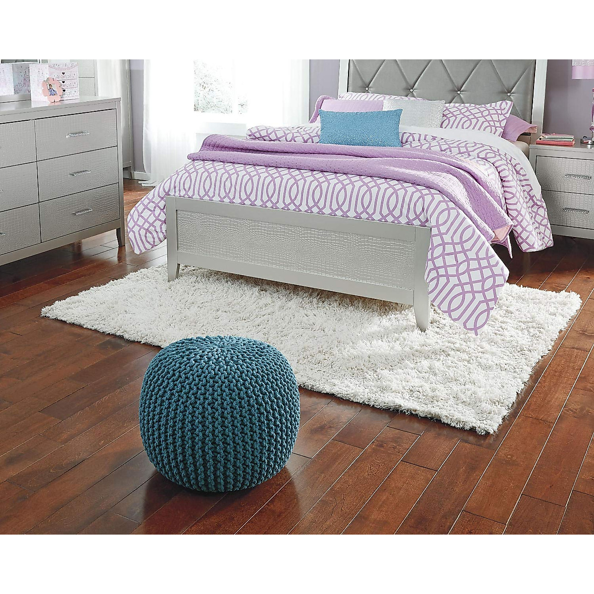 Signature Design by Ashley Norris Casual 5 x 7 High Pile Machine Woven Rug, Taupe