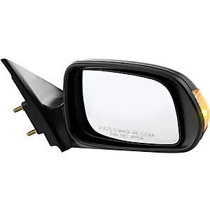 Dependable Direct Passenger Side Mirror for Scion tC (2005-2010) Unpainted Non-Heated Non-Folding Power Operated Right Outside Rear View Replacement Door Mirror with Turn Signal Lamp - SC1321102
