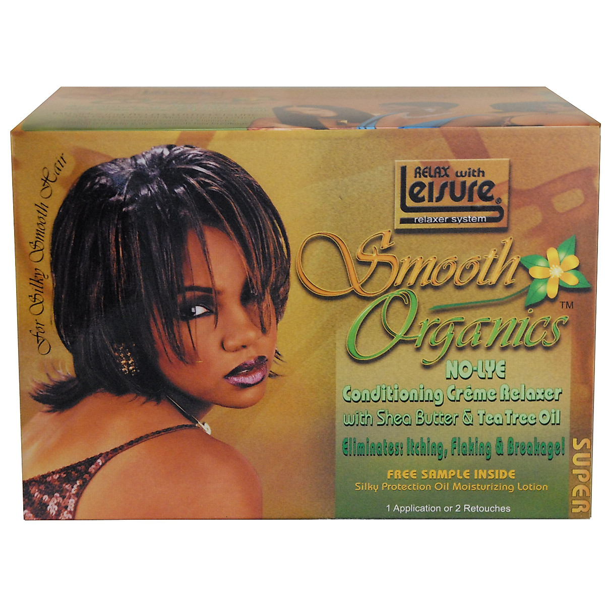 "Smooth Organics" No Lye Conditioning Creme Relaxer with Shae Butter & Tea Tree Oil