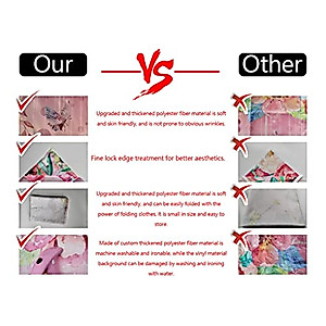 Floral Fairy Party Backdrop for Photography 7x5FT Polyester Pink Fairy Tale Flowers Fairy Party Decorations Backdrop Flower Wonderland Baby Shower Background Decoration Supplies Photo Booth YL097